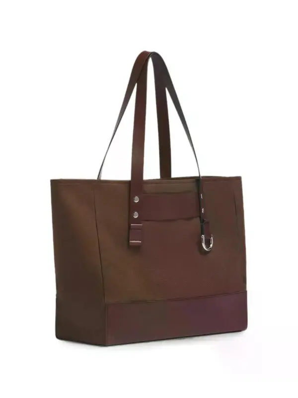 Marni Leather-trim Canvas Tote Bag