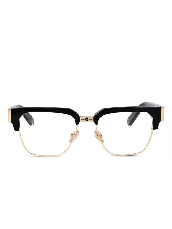 Philipp Plein Square-frame Glasses - Black