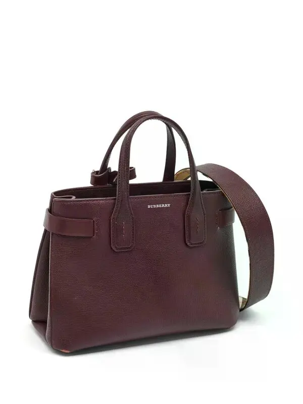Burberry Small Banner Tote Bag - Brown