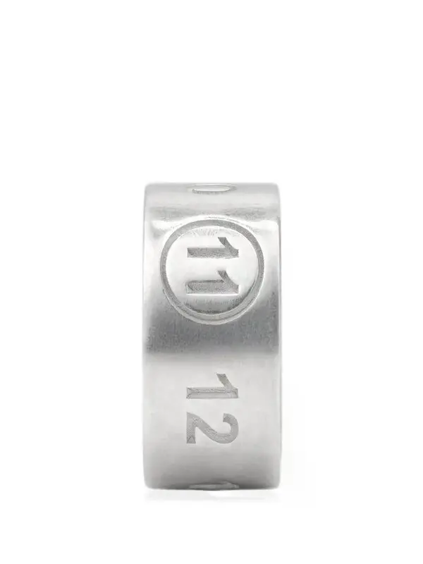 MAISON MARGIELA Numeric Ear Cuff - Silver