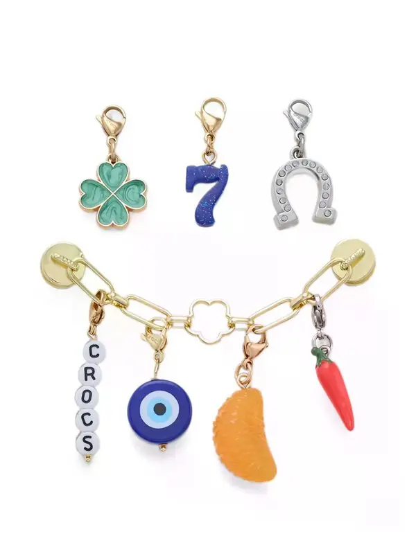 CROCS Charm-embellished Chain Shoe Accessories
