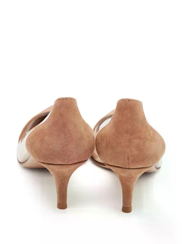 GIANVITO ROSSI Plexi Pointed-toe Pumps