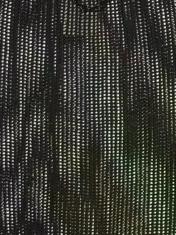 LOUIS VUITTON Crochet Knit Sleeveless Midi Dress
