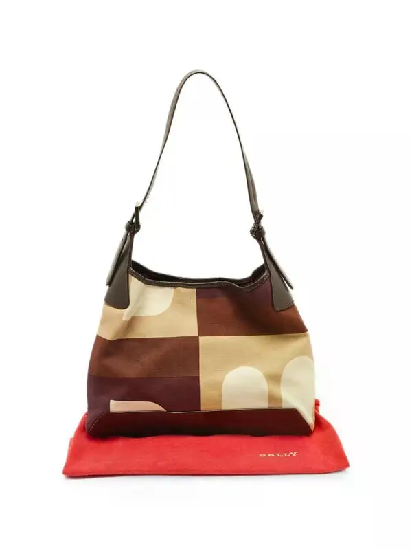 Bally Busy B Colorblock Shoulder Bag