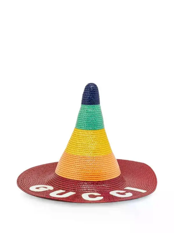 Gucci Logo Straw Hat