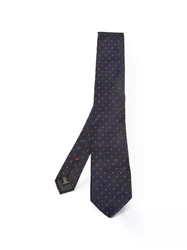 Moschino Monogram Polka-dot Tie