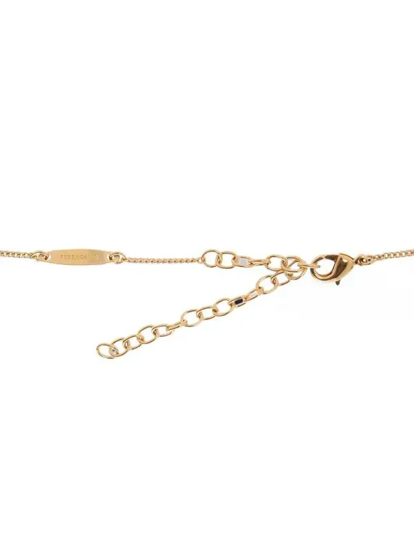 FERRAGAMO Gancini Crystal-embellished Necklace