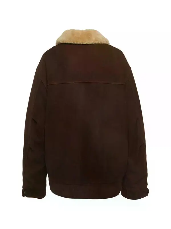 Miu Miu Logo-embroidery Zip-up Jacket