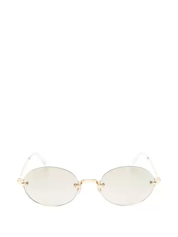 Ray-ban Rimless Oval-frame Sunglasses