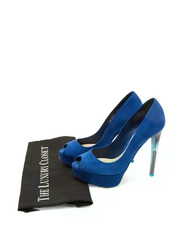 Dior Miss Peep-toe Platform Pumps