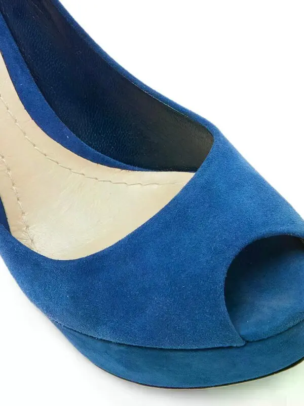 Dior Miss Peep-toe Platform Pumps