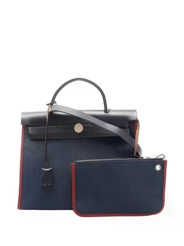 Hermès 2015 Toile Herbag Zip 31 Satchel