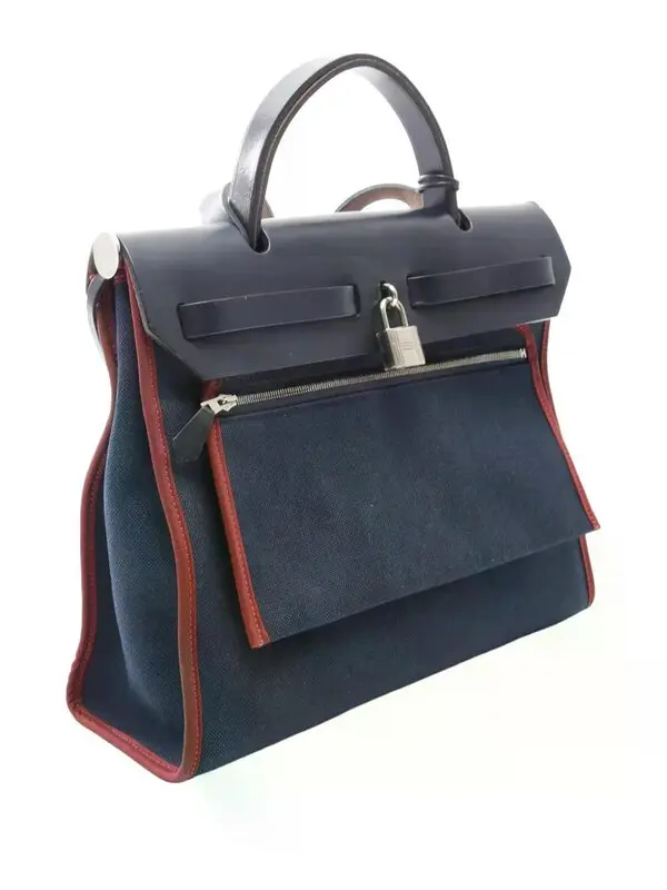 Hermès 2015 Toile Herbag Zip 31 Satchel