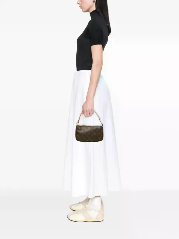 LOUIS VUITTON 2003 Monogram Pochette Accessoires Shoulder Bag