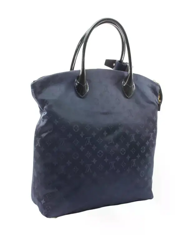 LOUIS VUITTON Monogram Nylon Lockit Vertical Mm Tote Bag