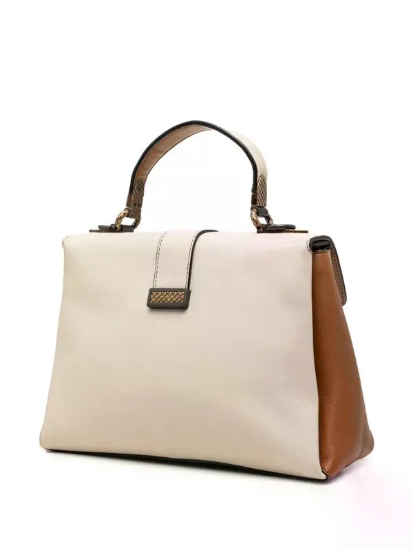 Bottega Veneta Small Tricolor Nappa Piazza Top Handle Satchel
