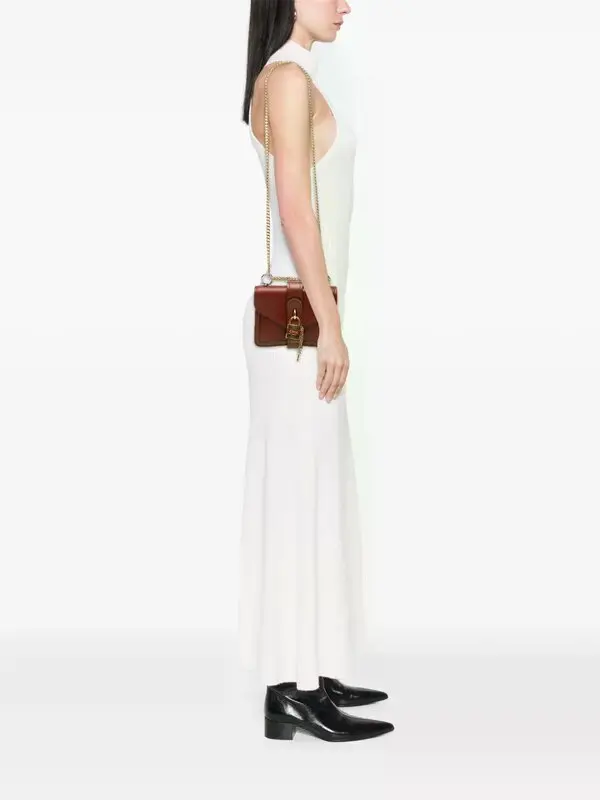 Chloé 2020 Mini Leather Aby Lock Chain Flap Crossbody Bag