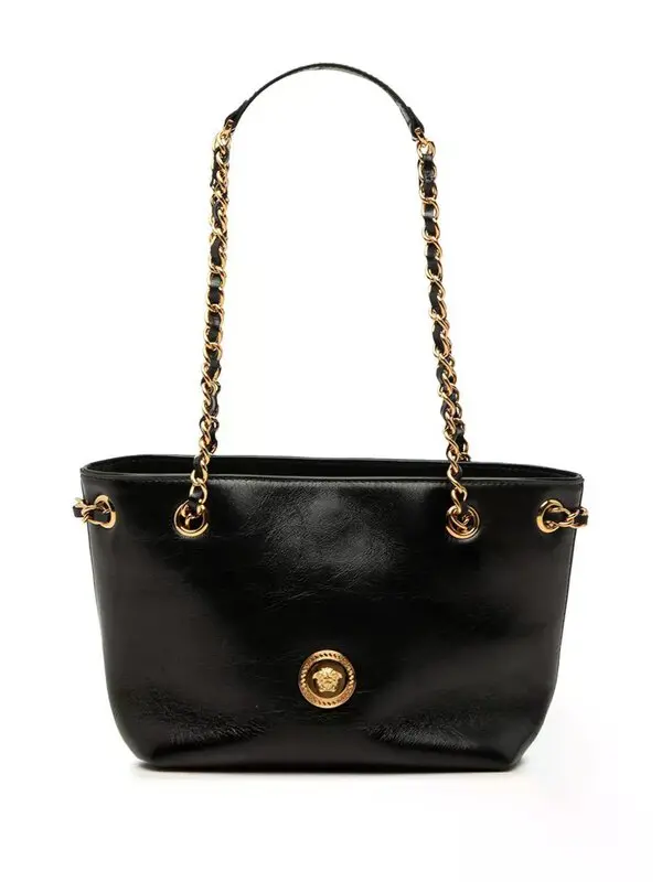 Versace 2010-2026 Leather La Medusa Shoulder Bag