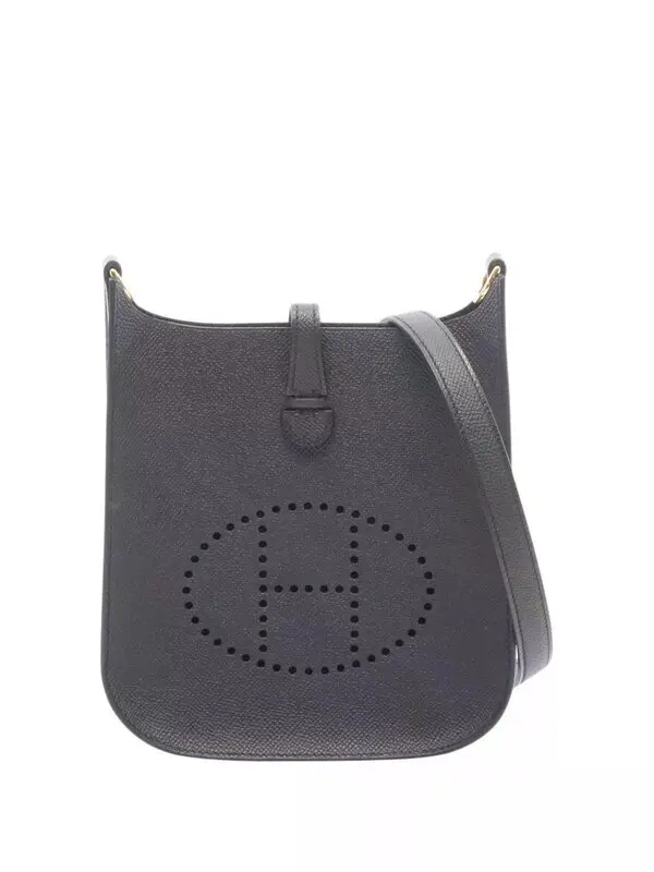 Hermès 2025 Epsom Evelyne Sellier 16 Crossbody Bag - Black