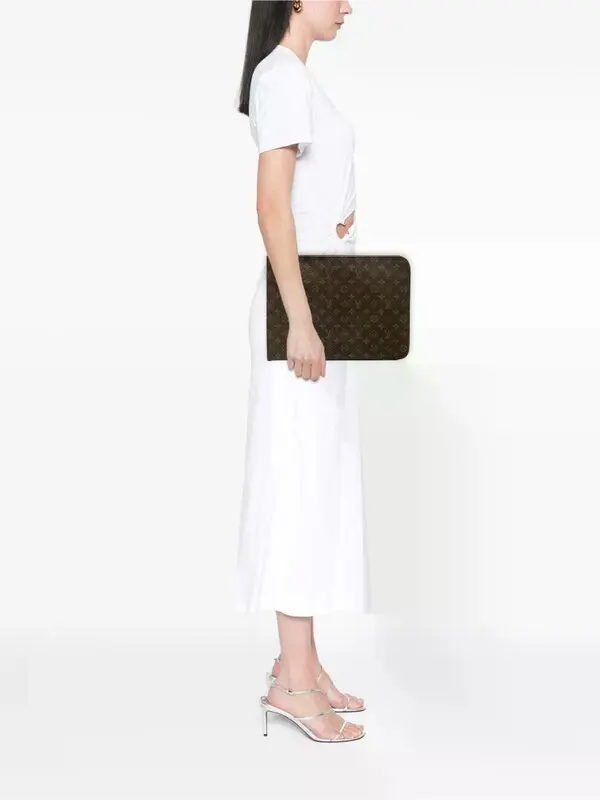 LOUIS VUITTON 1992 Monogram Poche Documents Portfolio Business Bag