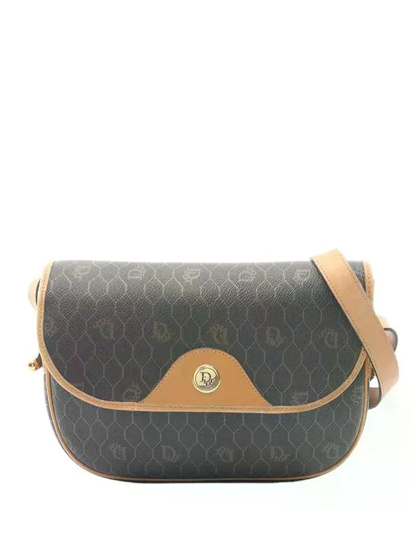 Dior Honeycomb Crossbody Bag - Black