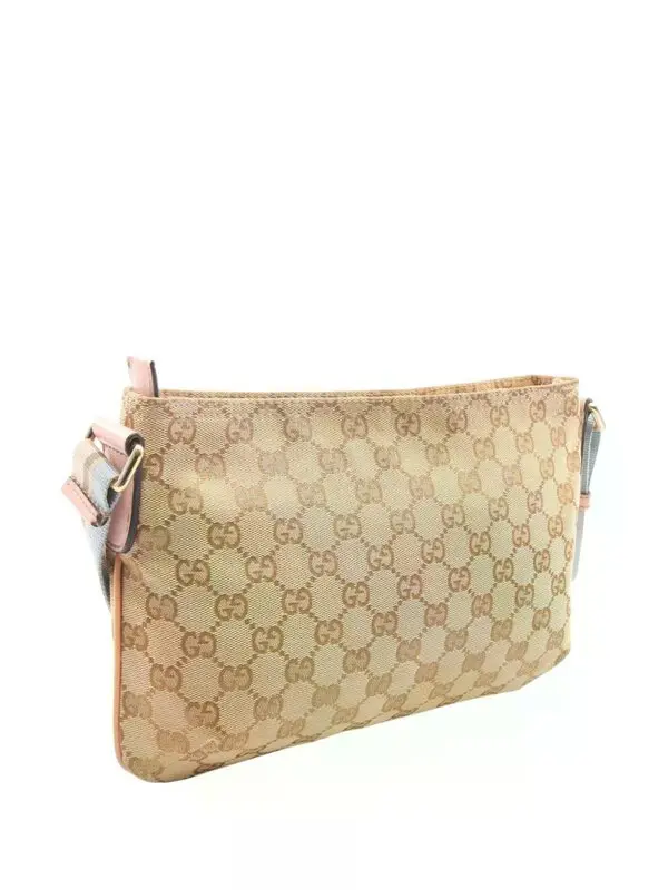 Gucci 2000-2015 Gg Canvas Web Crossbody Bag