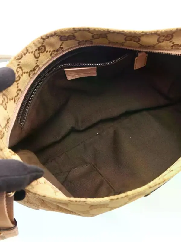 Gucci 2000-2015 Gg Canvas Web Crossbody Bag