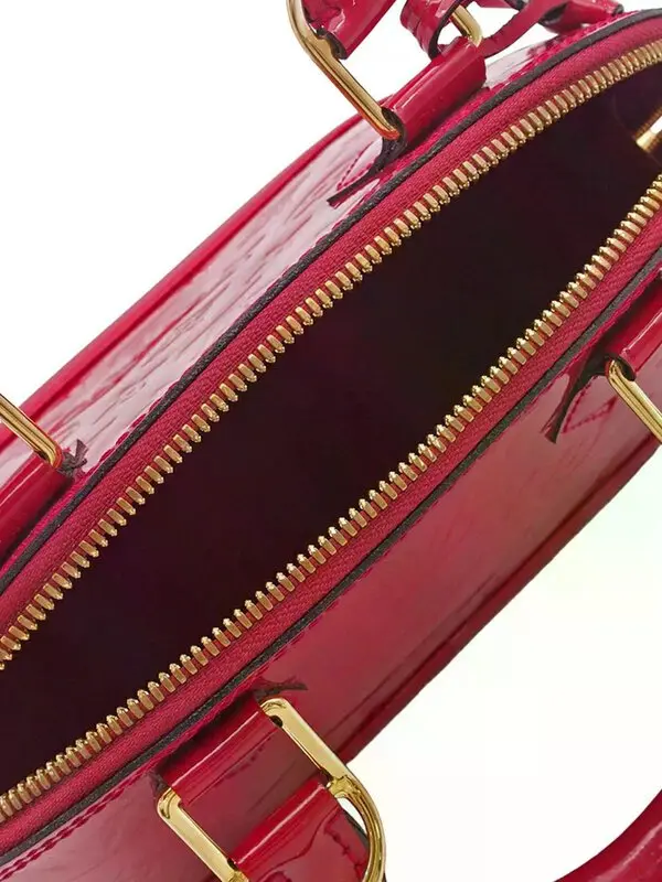 LOUIS VUITTON 2014 Monogram Vernis Alma Bb Satchel