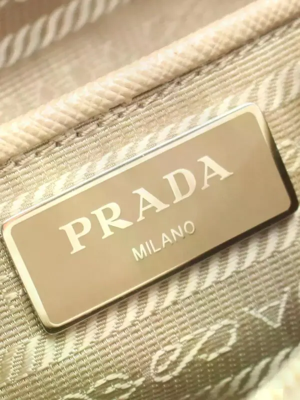 Prada Tessuto Zip Double Buckle Messenger Bag