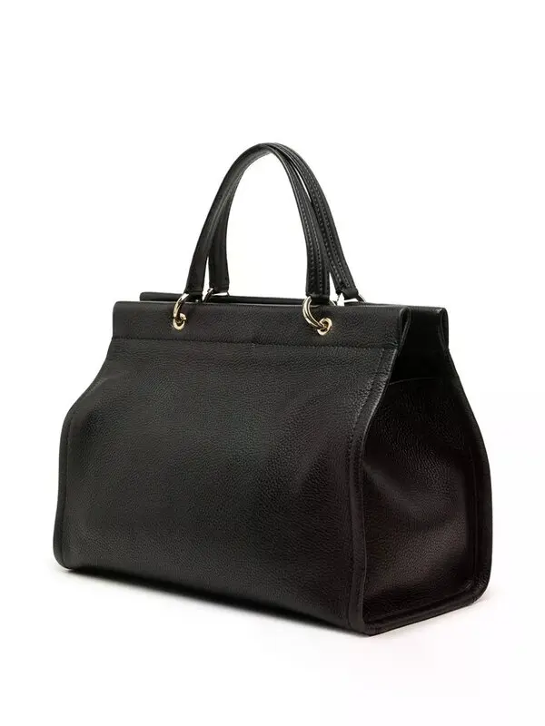 FERRAGAMO Grained Calfskin Meera Tote Satchel