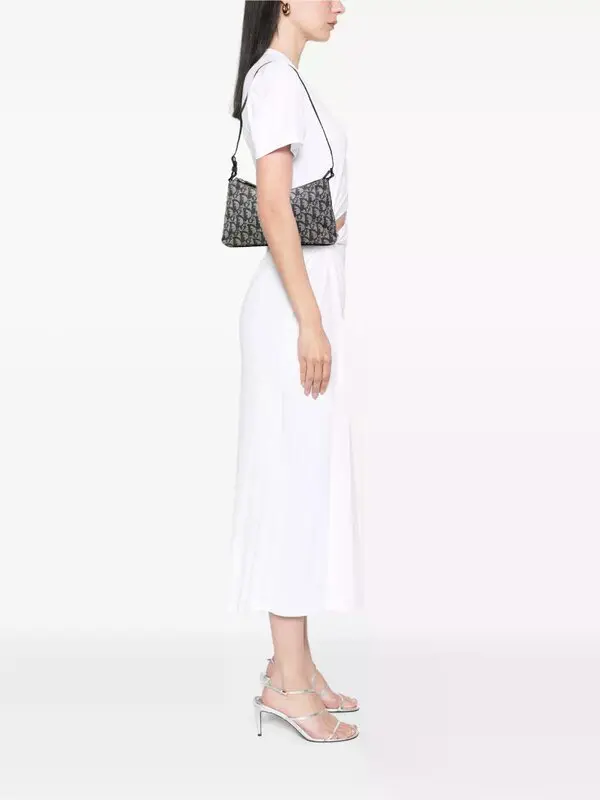 Dior 2002 Oblique Canvas Shoulder Bag