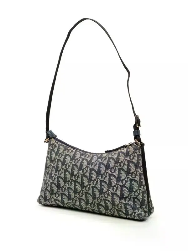 Dior 2002 Oblique Canvas Shoulder Bag