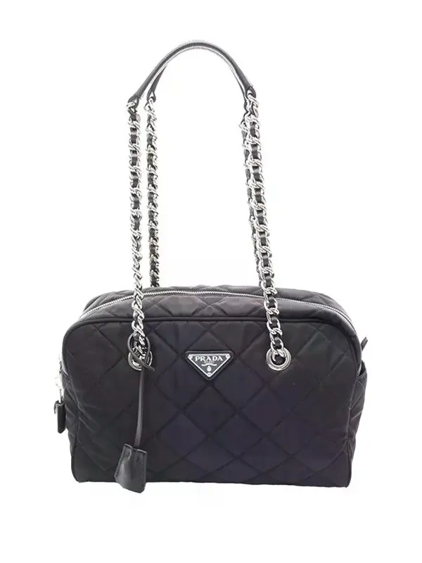 Prada 2013-2026 Impuntu Tessuto Chain Shoulder Bag
