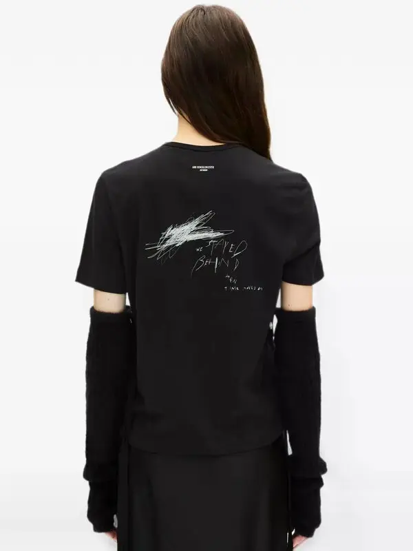 ANN DEMEULEMEESTER Rib-knit Gauntlets