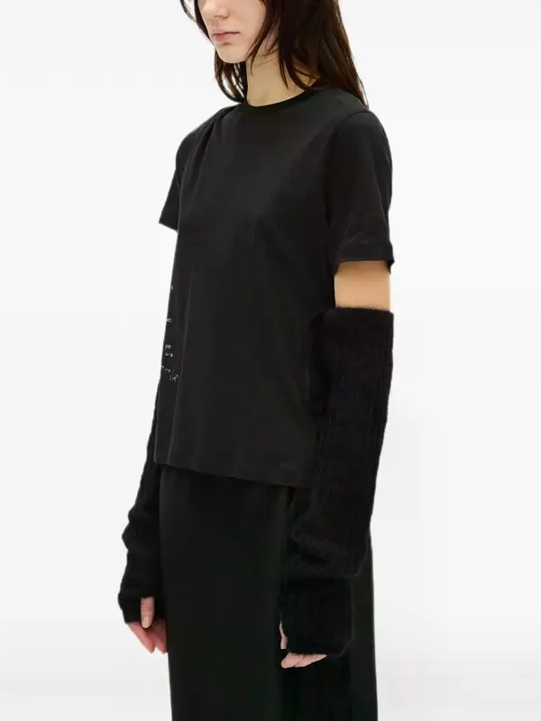 ANN DEMEULEMEESTER Rib-knit Gauntlets