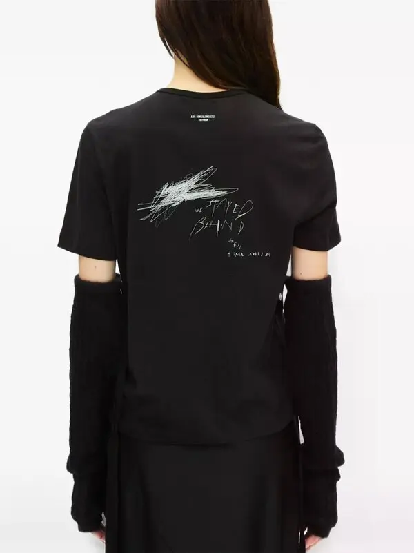 ANN DEMEULEMEESTER Rib-knit Gauntlets