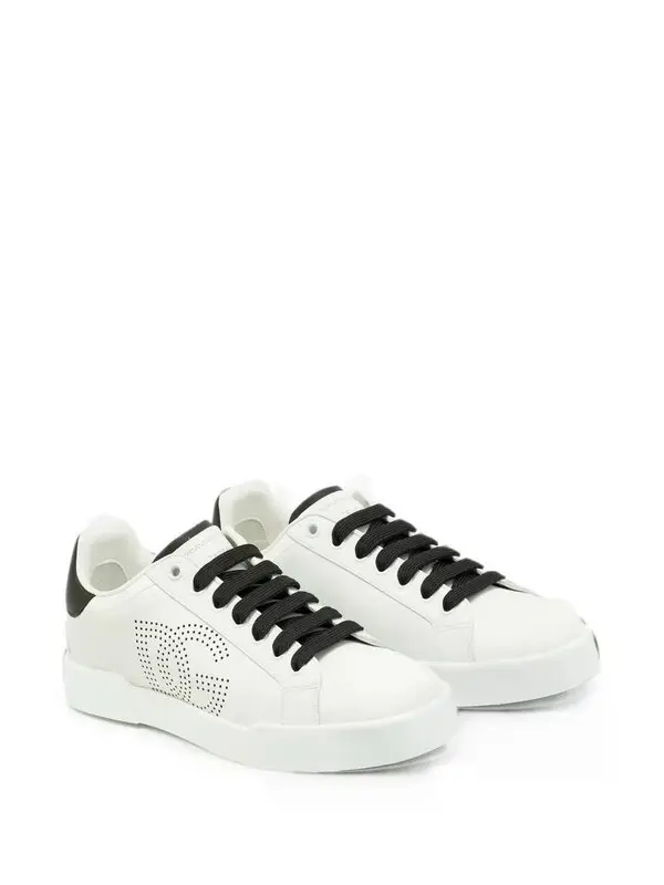 Dolce & Gabbana Perforated Logo Sneakers