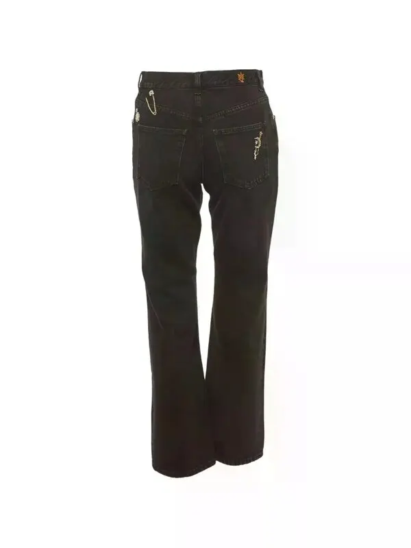 Alexander McQueen Embellished Straight-leg Jeans