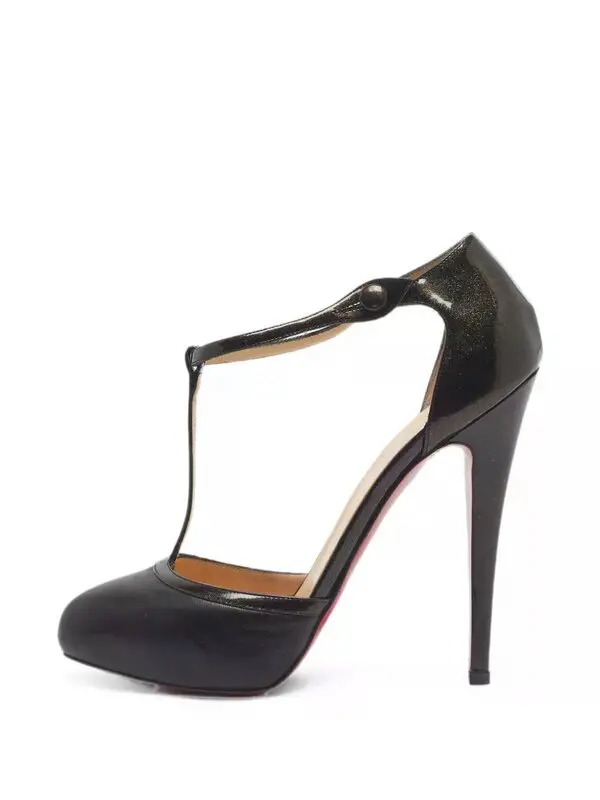 CHRISTIAN LOUBOUTIN T-bar Platform Pumps