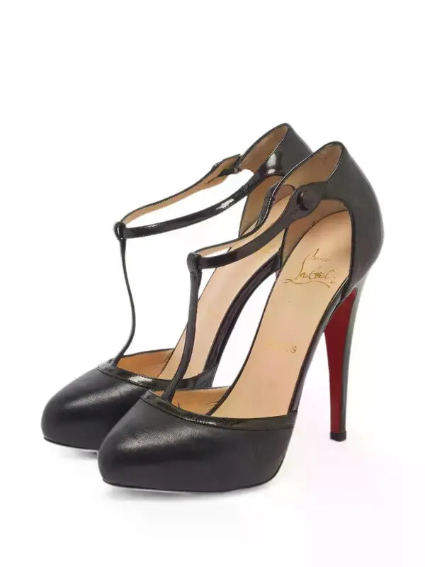 CHRISTIAN LOUBOUTIN T-bar Platform Pumps