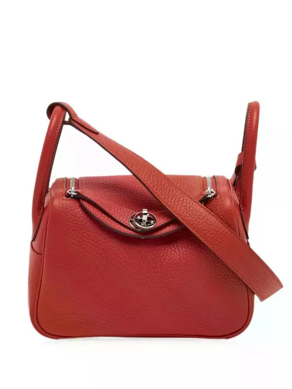 Hermès 2025 Lindy Ii Mini Tote Bag - Red