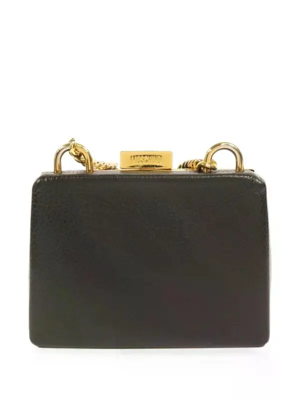 Moschino Eyelet-embellished Chain Shoulder Bag
