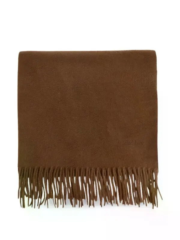 Max Mara Fringed Cashmere Scarf