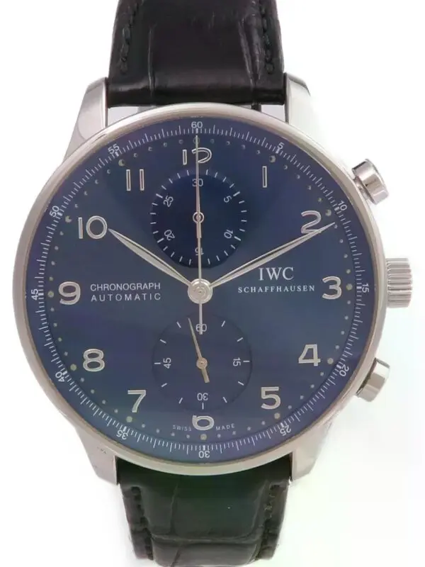 IWC SCHAFFHAUSEN Portuguese Chronograph Stainless Steel Watch