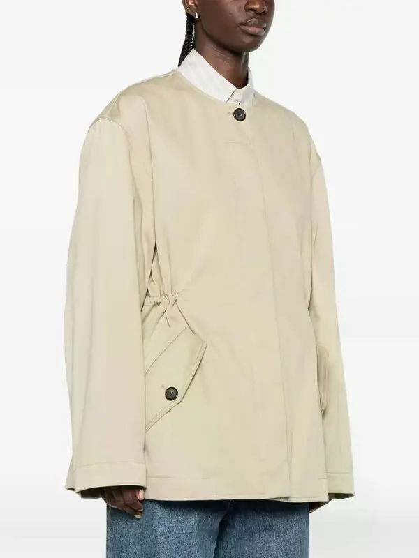 TOTEME Elasticated-waist Cotton-twill Jacket