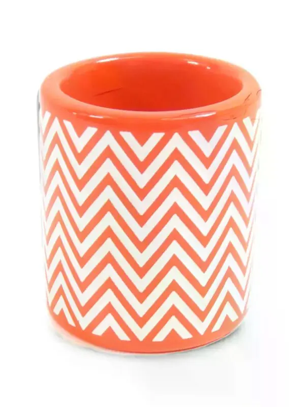 Hermès Chevron Print Scarf Ring - Red