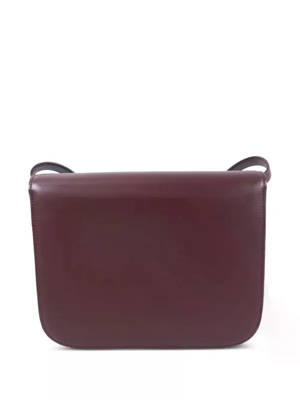 Celine Medium Classic Box Shoulder Bag - Red
