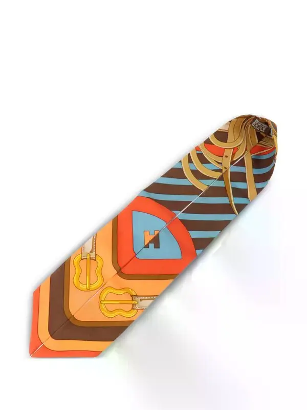 Hermès Silk Print Scarf