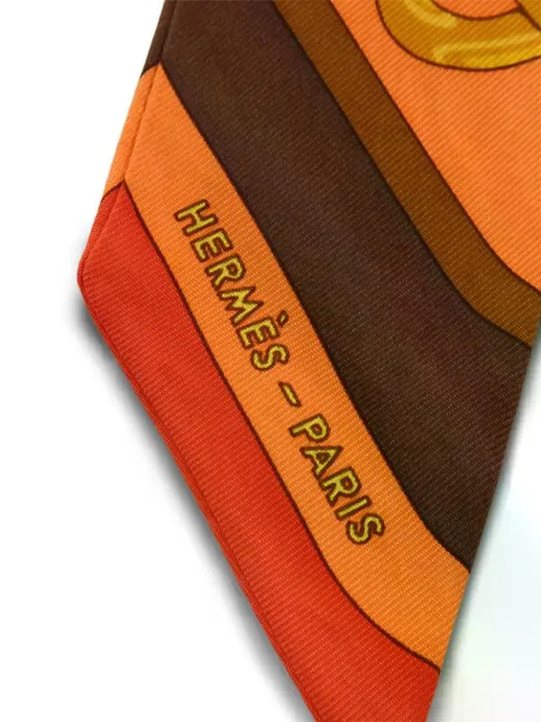 Hermès Silk Print Scarf