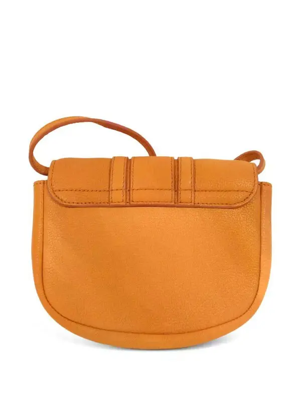 Chloé Hana Leather Shoulder Bag - Orange